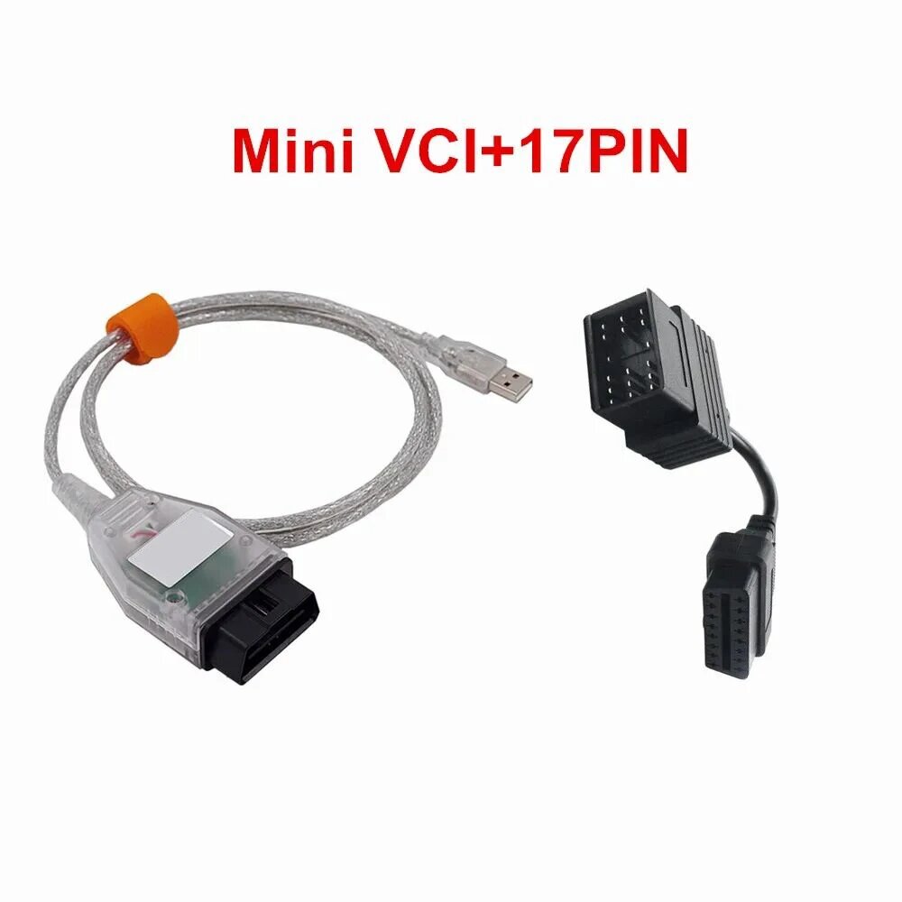 Новый мини-VCI V18.00.008 для автомобильного диагностического кабеля TOYOTA OBD2 Mini VCI J2534 FTDI FT232RL TIS Techstream, автоматические кабели, разъемы