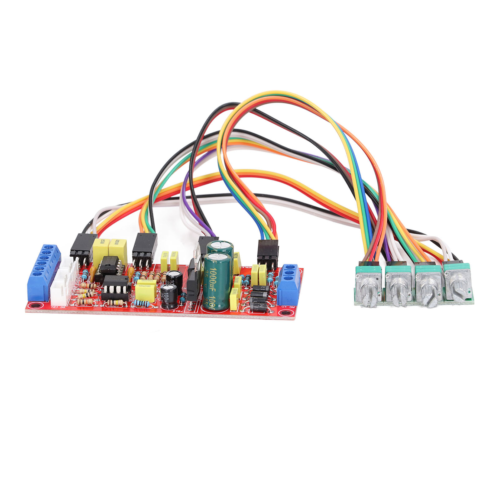 NE5532 Плата управления громкостью платы предусилителя, модуль усилителя мощности с регулятором высоких средних частот и низких частот