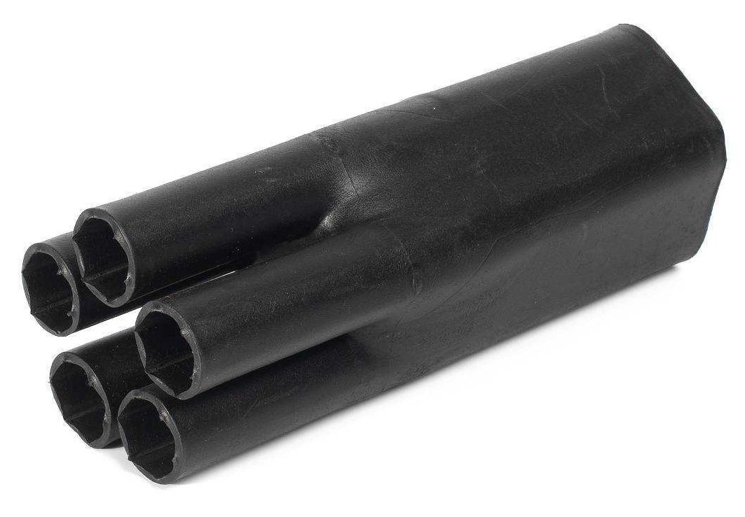 Перчатка термоусаживаемая КВТ 5ТПИ-25/50 для 5 жильных кабелей, черный, 25/50мм², 1шт. / электрика