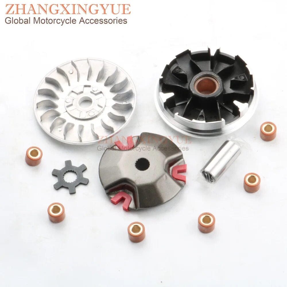 Набор вариаторов Performance 18 мм с роликами для скутера Yamaha BWs Jog Slider Axis Aerox Breeze 50cc