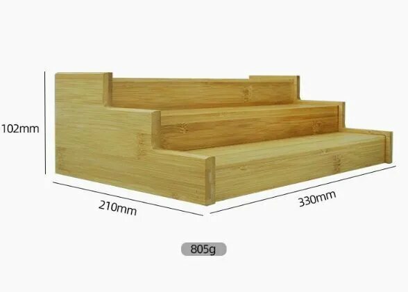 Полка для кухни для специй, для кухонной утвари, 35 см х 25 см х 12 см, 1 шт