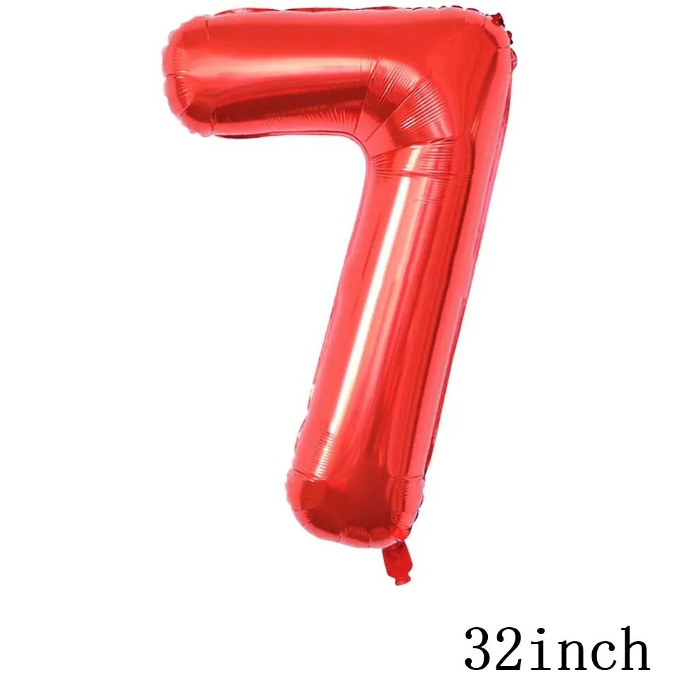 Воздушные шары Дэдпул и Мстители HEROCROSS Красный, 1pc 32inch Number