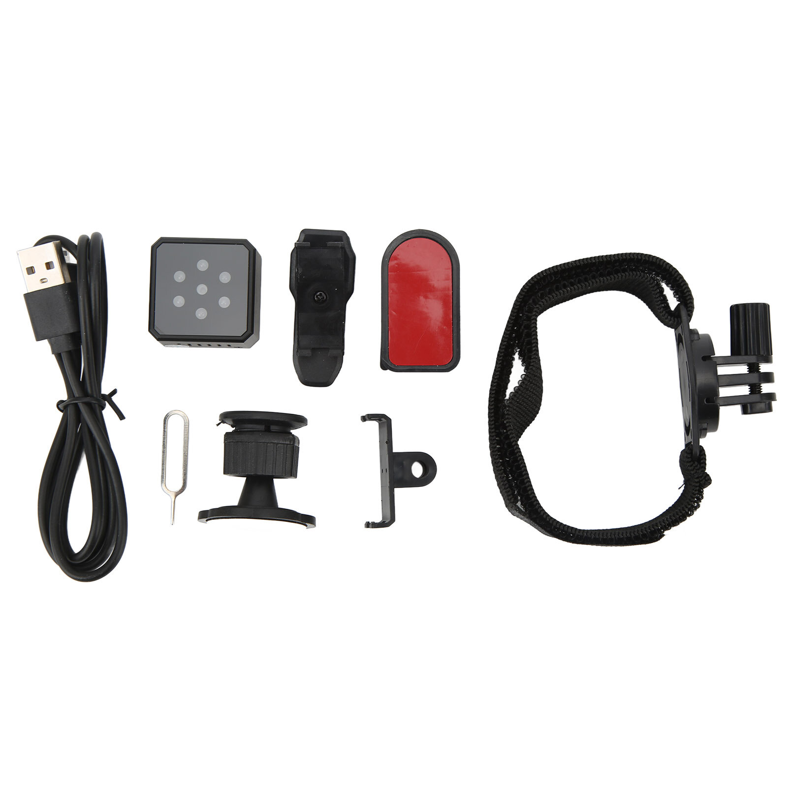 Мини-Экшн-Камера 480P DV Видеокамера Инфракрасного Ночного Видения Широкоугольные Точки Доступа AP с Поддержкой Клипсового Браслета