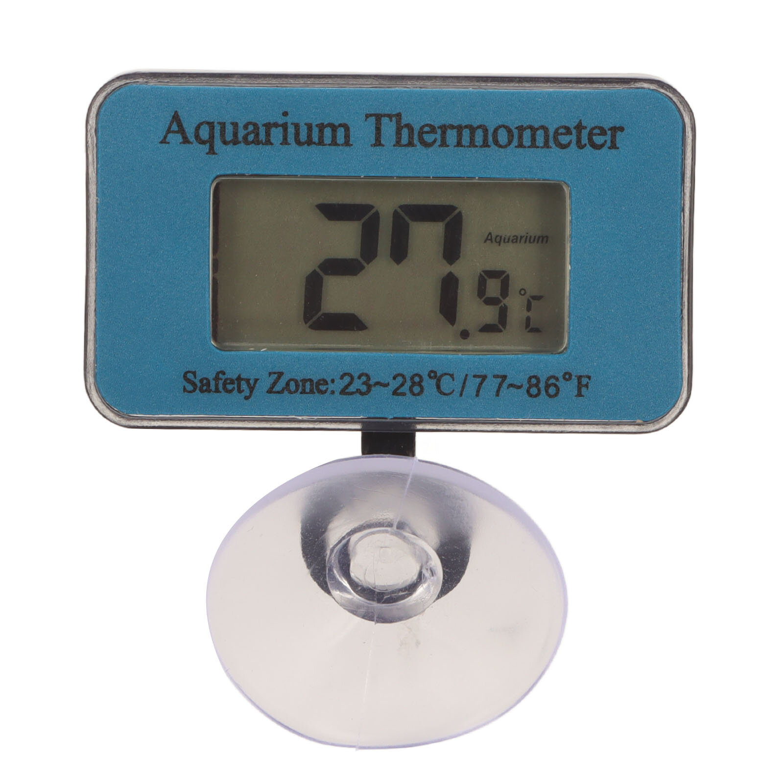 Аквариумный термометр, водонепроницаемый большой ЖК-дисплей, беспроводной дизайн, цифровой датчик температуры в аквариуме с присоской