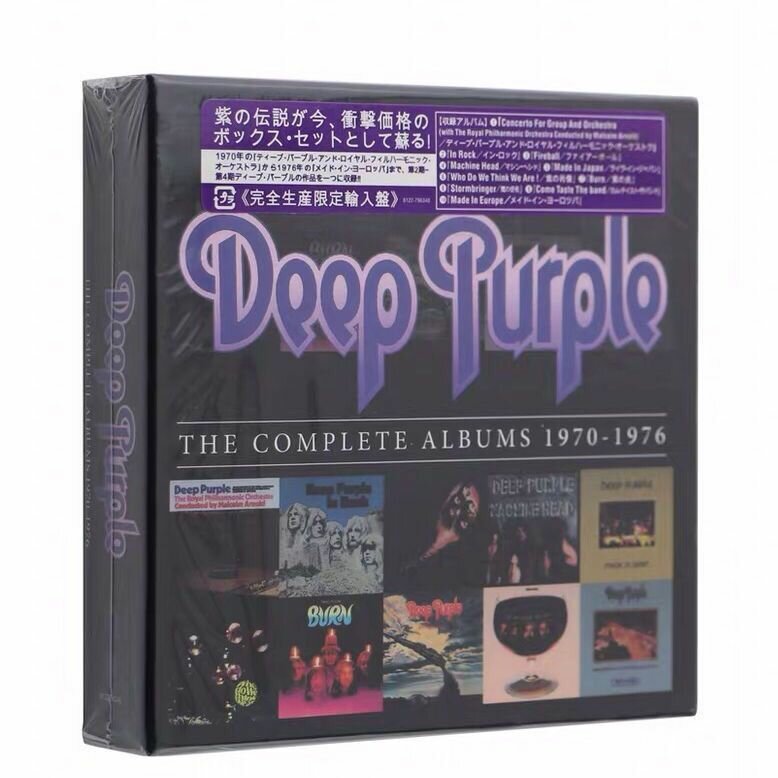 Deep Purple Complete Album 1970-1976, комплект из 10 CD с высококачественной музыкой.
