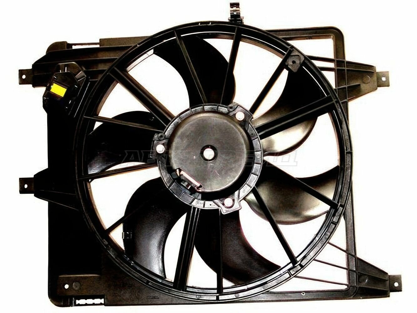 Диффузор радиатора в сборе, с кондиционером для Рено Кангу, Логан, Меган, Сценик арт STDC01201A0 SAT