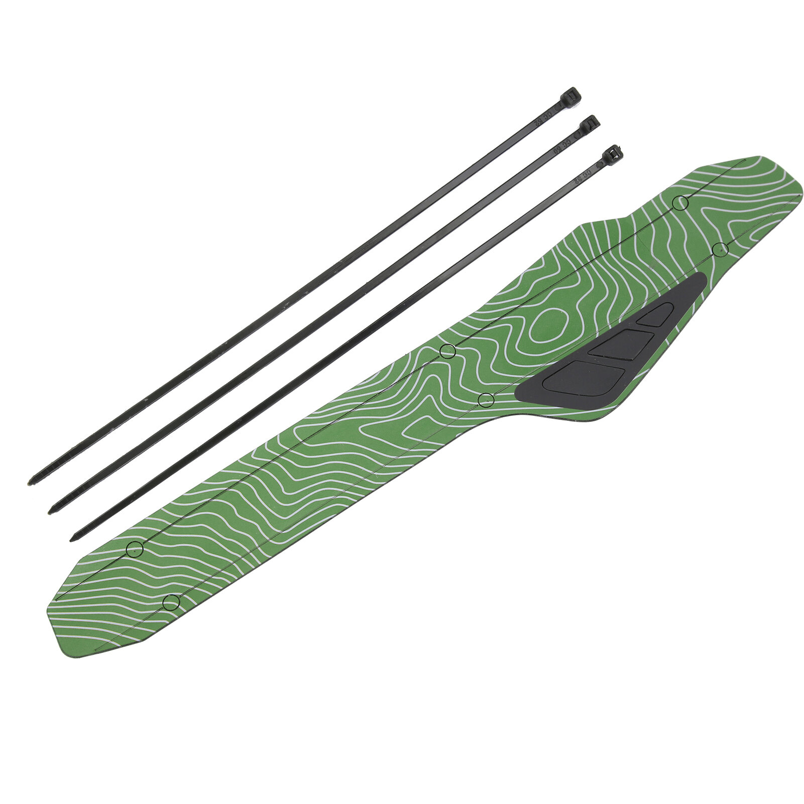 ENLEE Велосипедная защита нижних перьев рамы горного велосипеда Защитная накладка для цепи на открытом воздухе Велоспорт Защитный чехолЗеленый