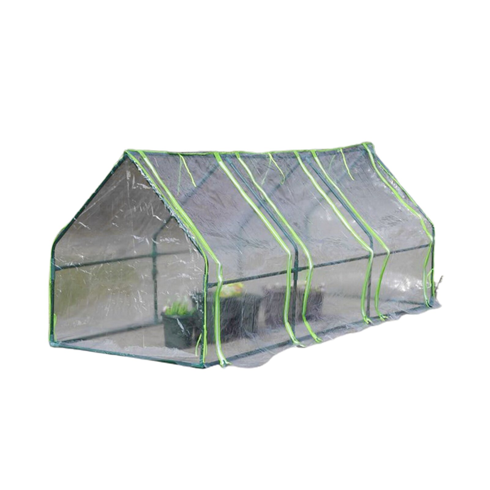 Теплая пластиковая пленка маленькая домика внешняя крышка парниковых растений дождевой сад