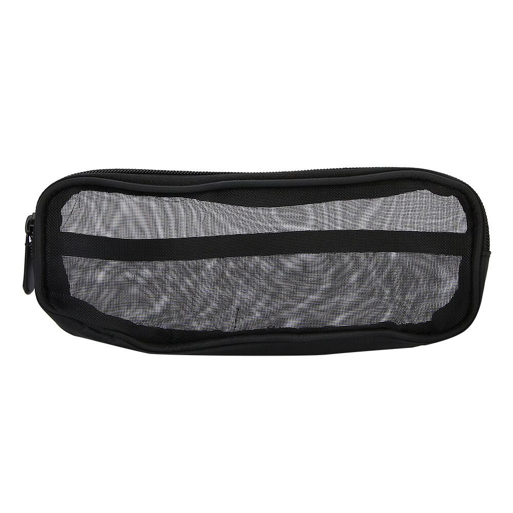 Макияж кисти корпус портативные нейлоновые Zipper щетки для макияжа Brate Bag Bag Cosmetics щетки набор мешок черный