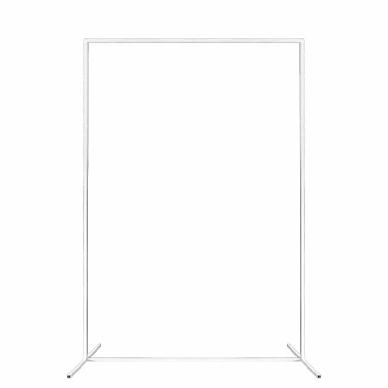 Фиксатор для шаров Дон Баллон Арка для шаров прямоугольная, металл, 1х1,8 м белый