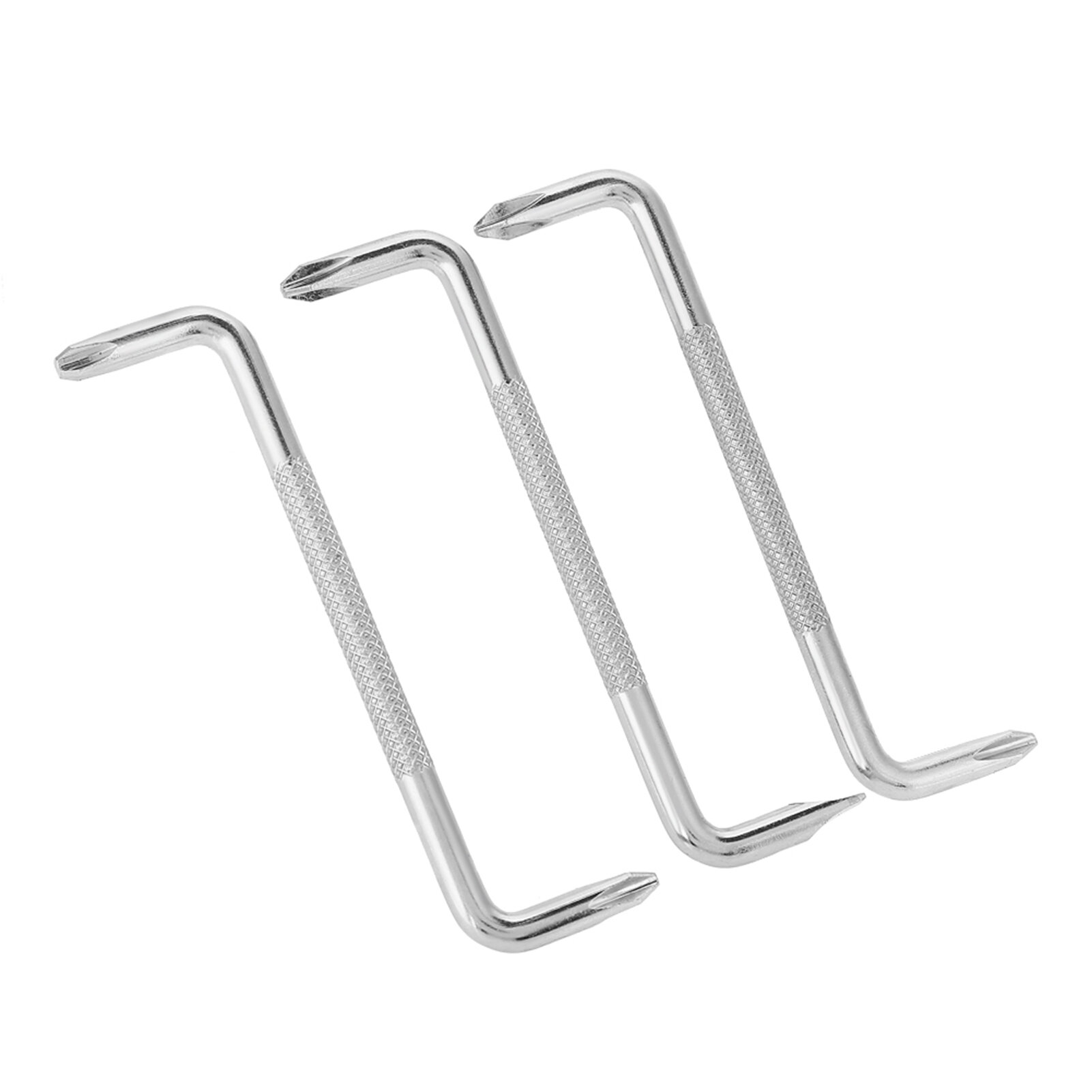 Набор 3 ручных отверток Z-типа, изогнутый шлиц