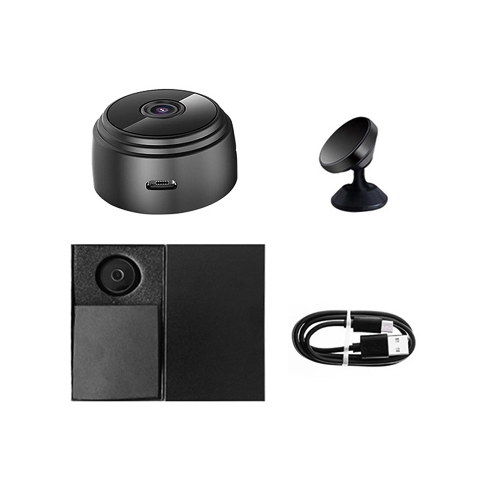 Mini Wi -Fi Camera A9 Mini Camera App Remote Monitor Home Security 1080p камера Ир беспроводная камера домашняя камера с ночным видением и обнаружением движения для внутренних и наружных