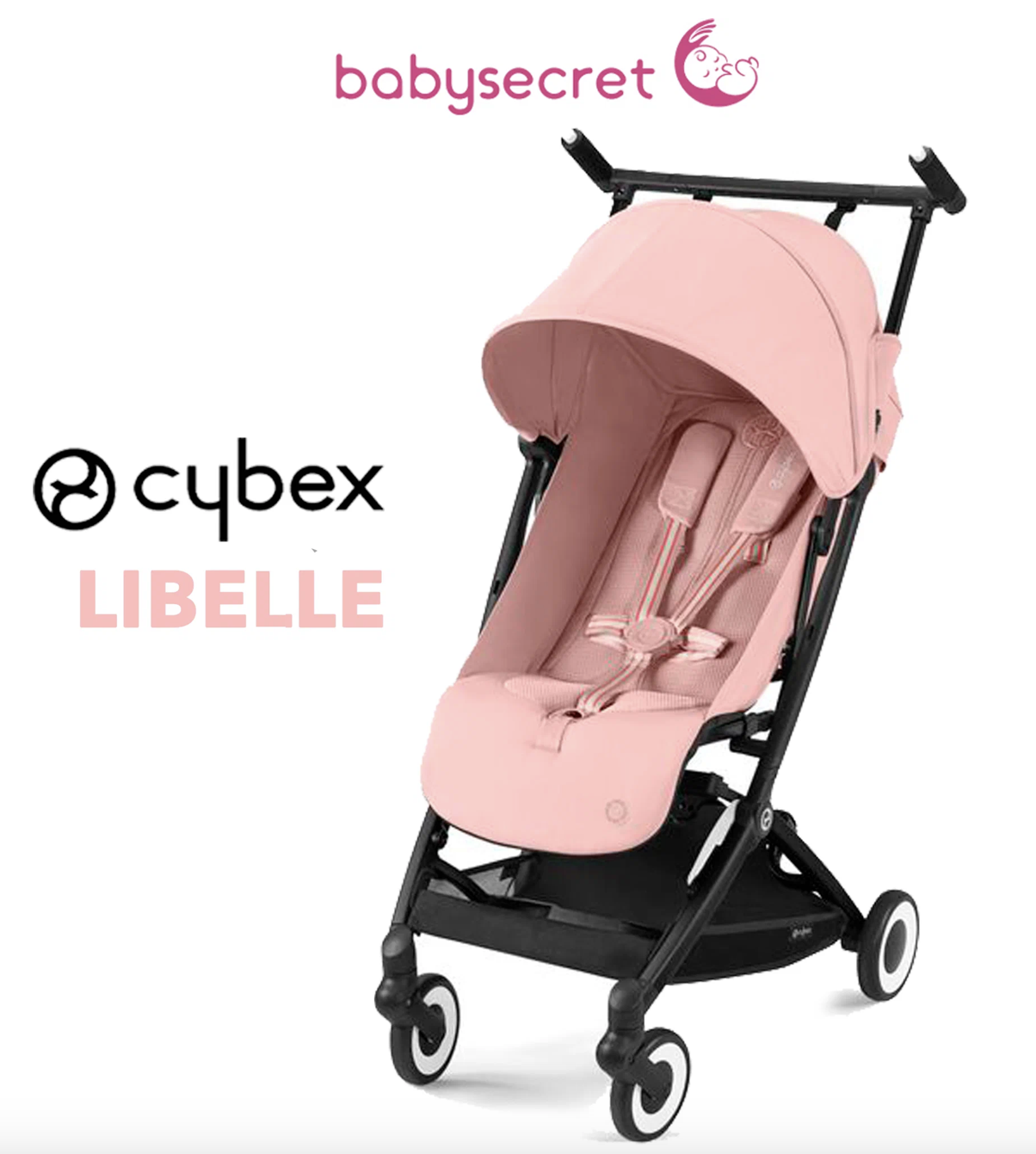Прогулочная коляска Cybex Libelle candy pink