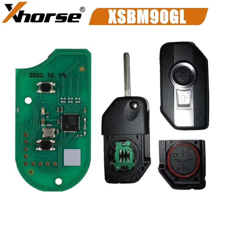 Xhorse XSBM90GL XM38 для мотоцикла BMW, смарт-ключ с чипом 8А, 3 кнопки с корпусом ключа, 3 кнопки без логотипа 1 Piece