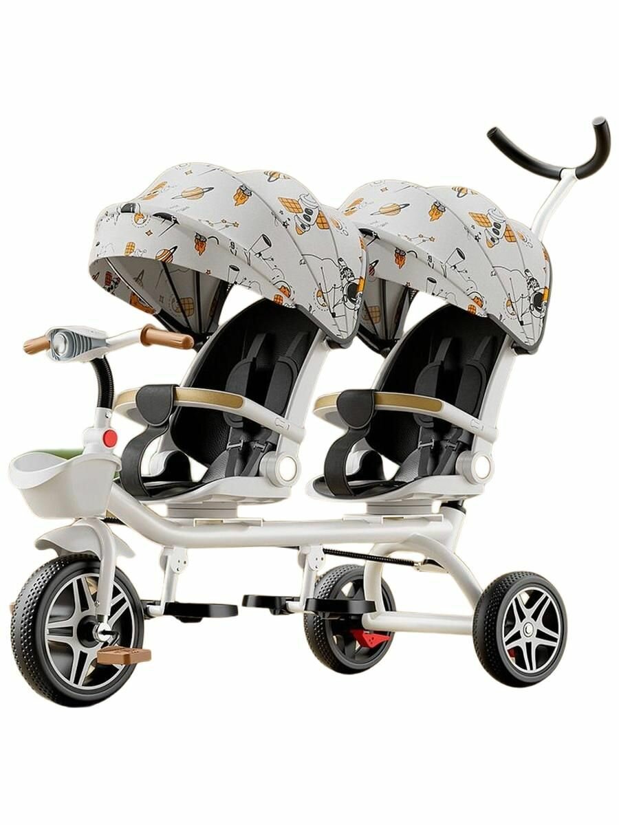 Двойная тележка, детское вращающееся сиденье, регулируемое детское автокресло