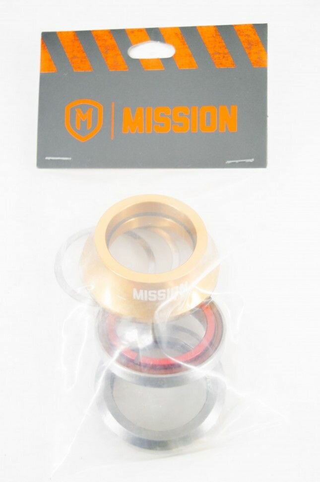 BMX Рулевая колонка Mission Turret (золотой)