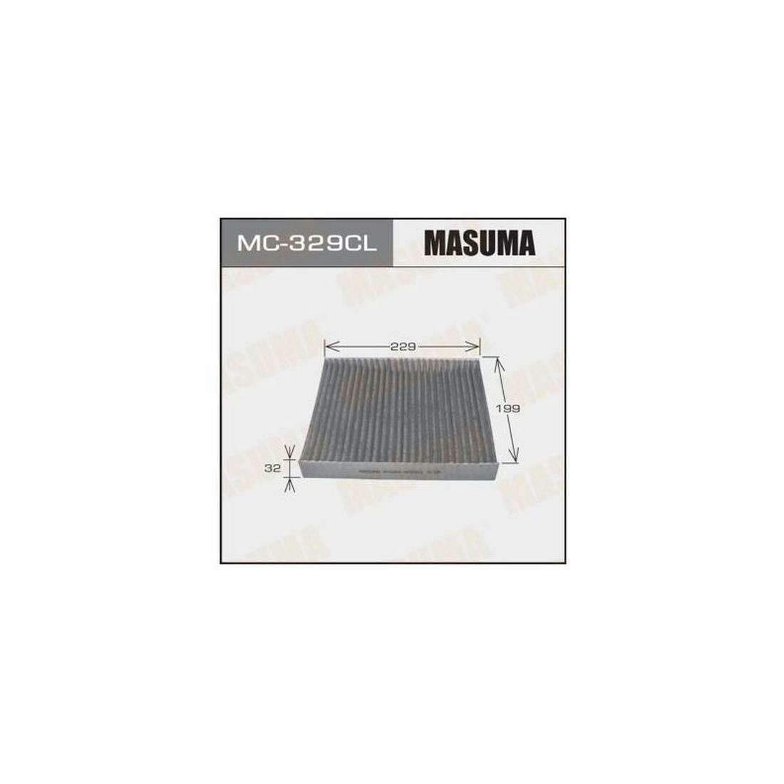 Фильтр салона угольный для автомобилей Masuma MC329CL (запчасти и расходники)