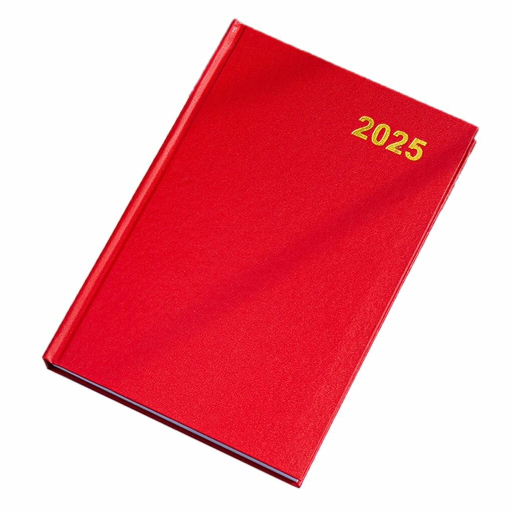 Записная книжка,2025 новый блокнот, планировщик на 365 дней - красный A5, 1 шт.