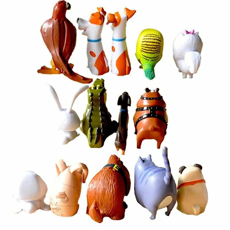 Тайная жизнь домашних животных Макса Сноуболла Дюка Аниме фигурки / secret life of pets игрушки для детей 14 шт