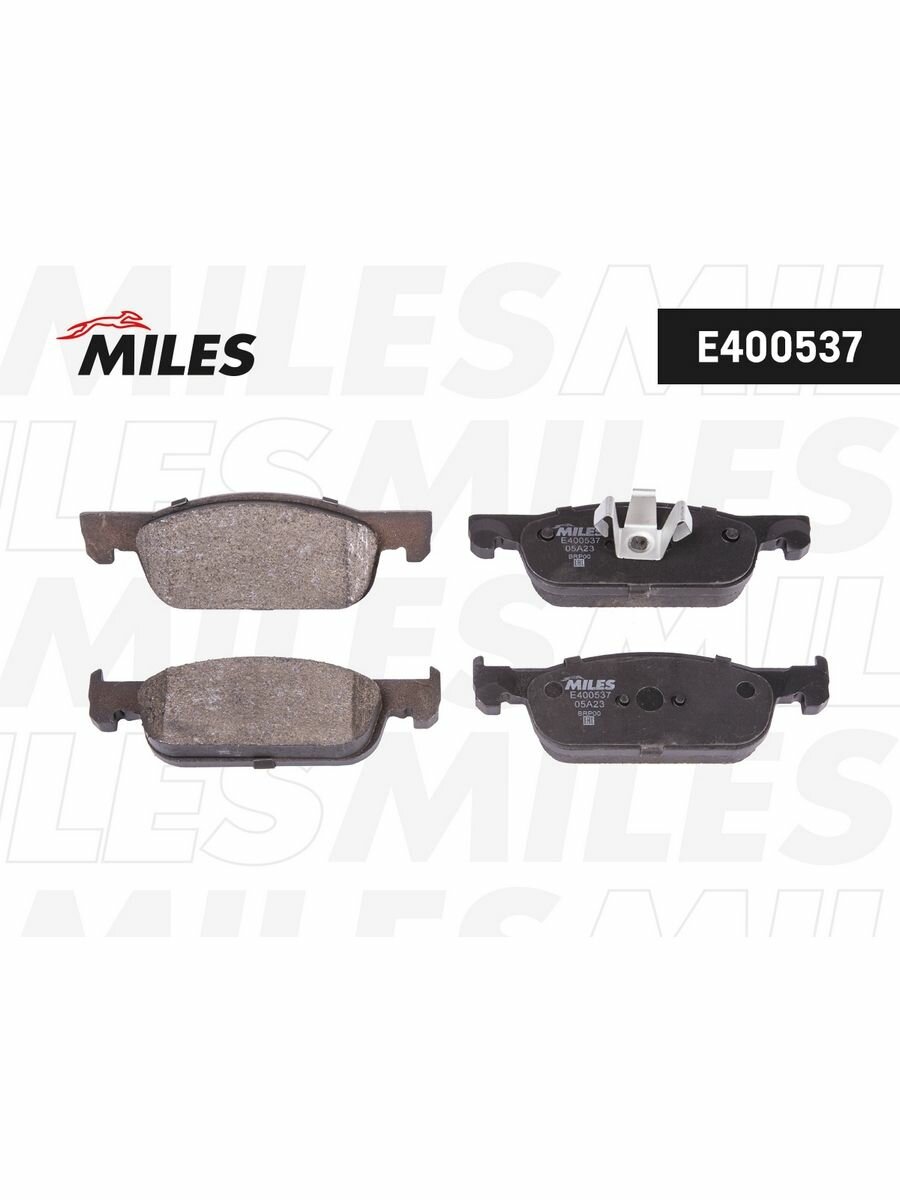 Колодки тормозные дисковые передние MILES E400537 для DACIA Logan, RENAULT Twingo, LADA Xray