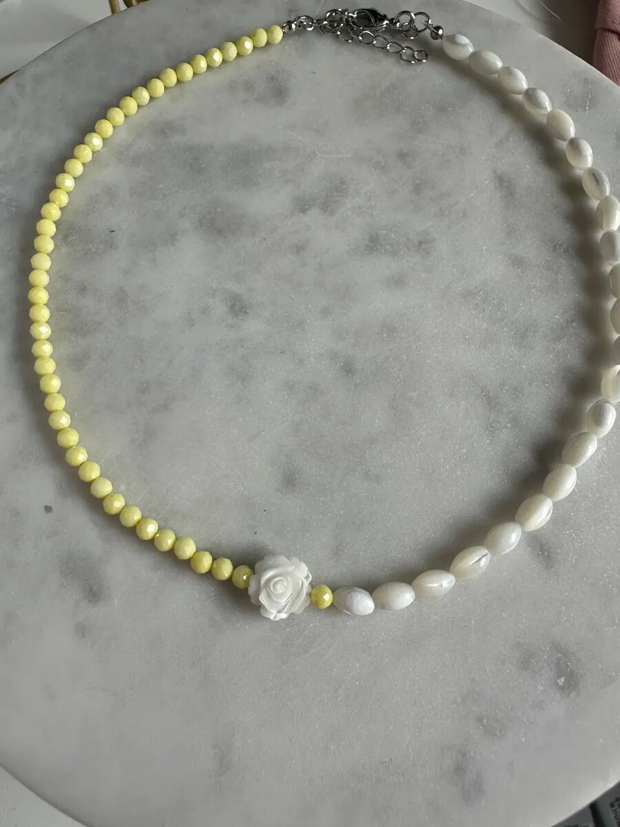 Колье, перламутр