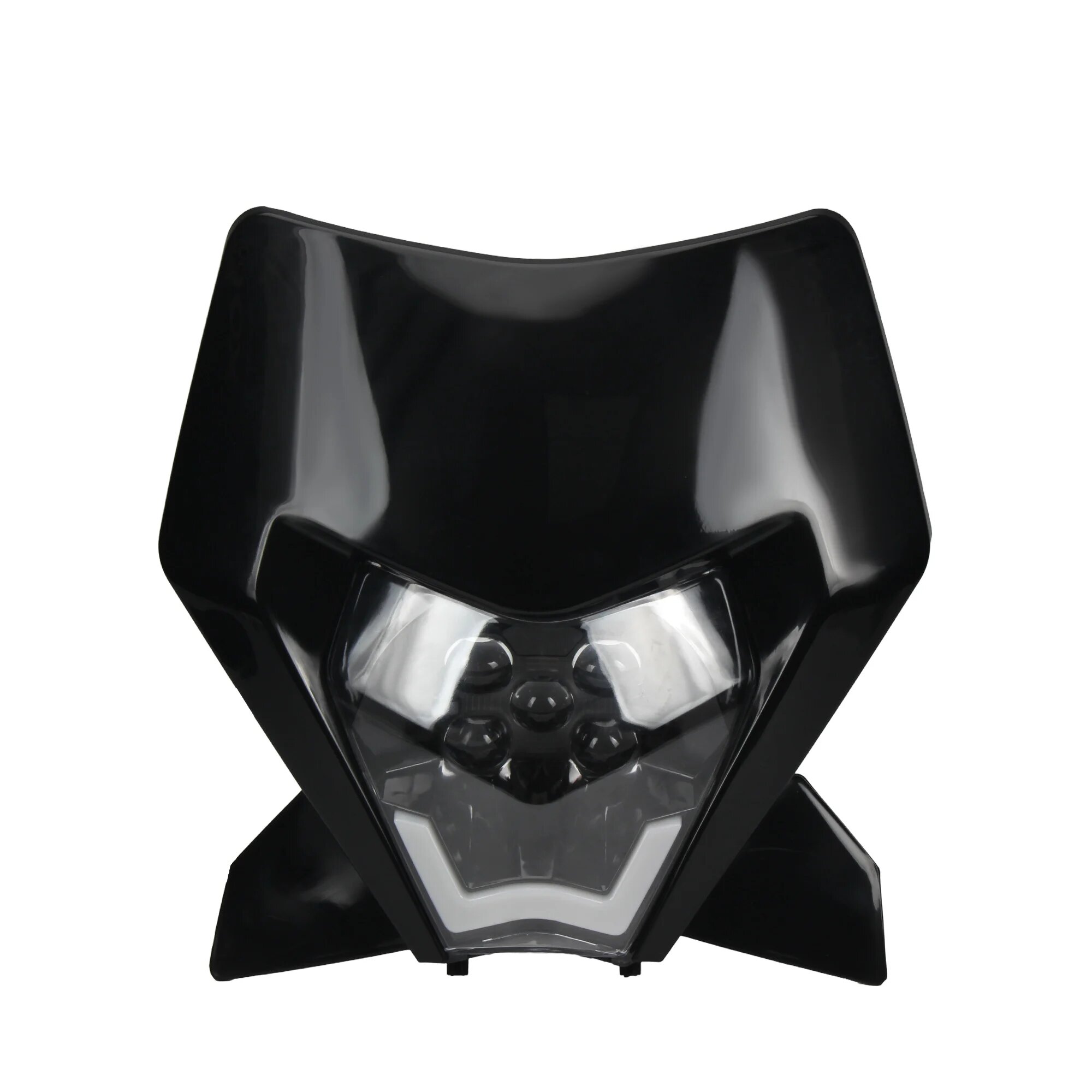 Светодиодная Фара В Сборе Для Мотоциклов KTM EXC SX MX 250 300 450 Supermoto Enduro, Черный, black