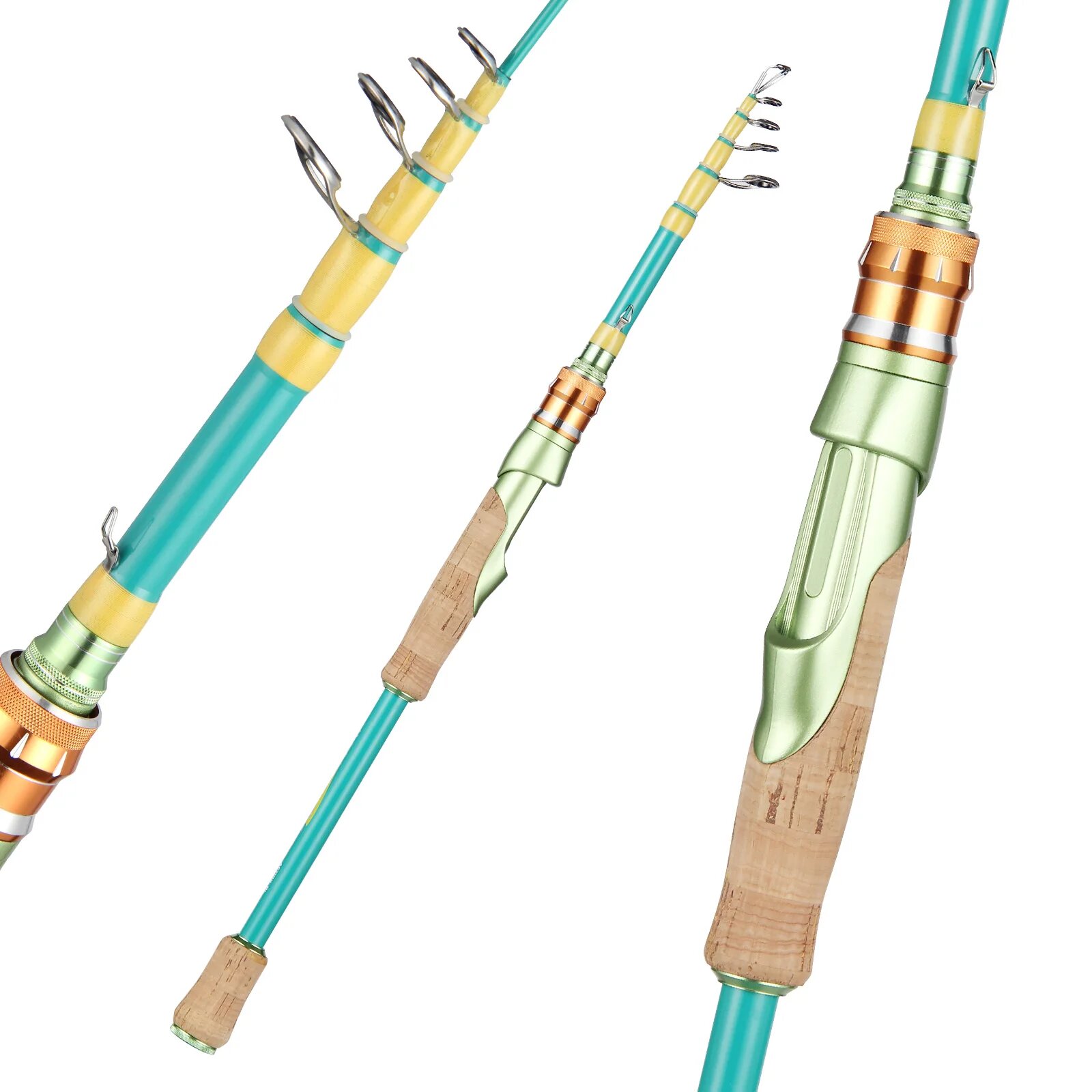 Телескопическая удочка HAUT TON Macaroon из углерода spinning rod, 2.1 M