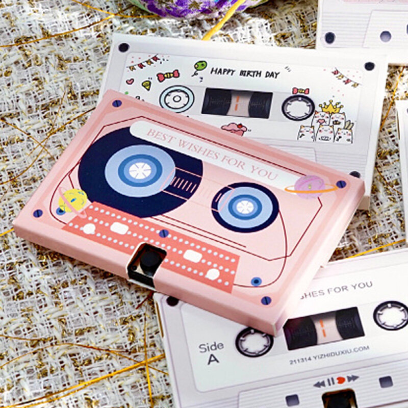 Запись поздравительной открытки. Изысканная уникальная многоразовая записываемая поздравительная открытка «сделай сам» на день рождения, юбилеи, тип 2.