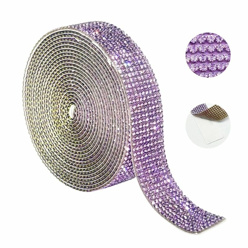 Лента с блестящими стразами