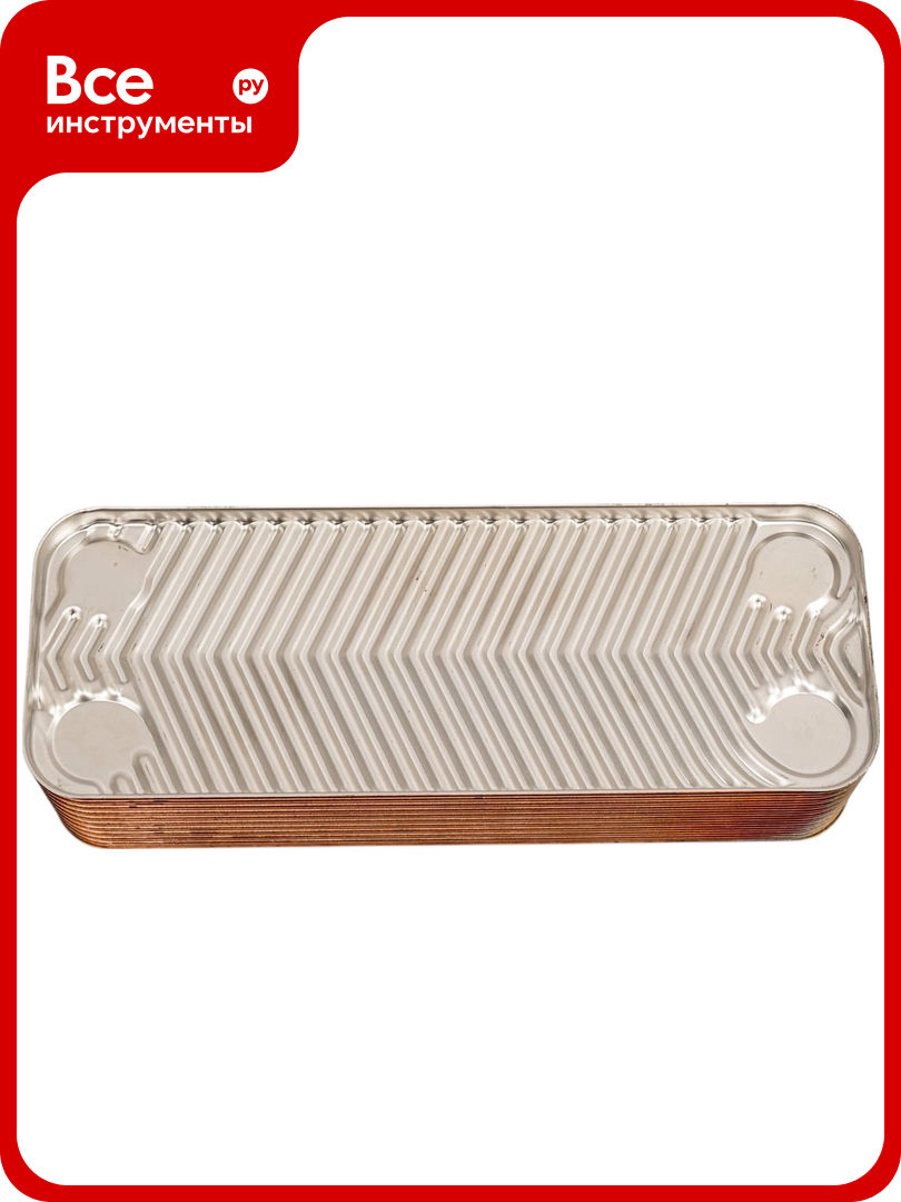 Паяный теплообменник Zilmet соединение o-ring (166мм), р-ры: 207x77 мм, рабочее давление: А-В 8 бар, С-D 3 бара, t = -10 +120 C ZВ207-20P 17B2072006