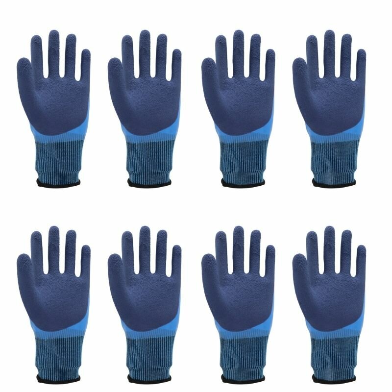 Рабочие перчатки с двойным латексным покрытием