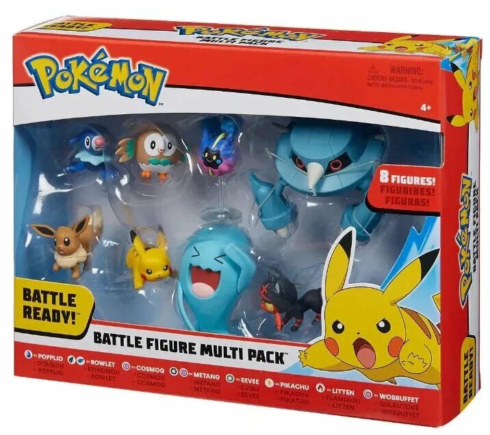Набор фигурок Покемон / Pokemon Battle Figure Multi Pack 8шт (5-8см)