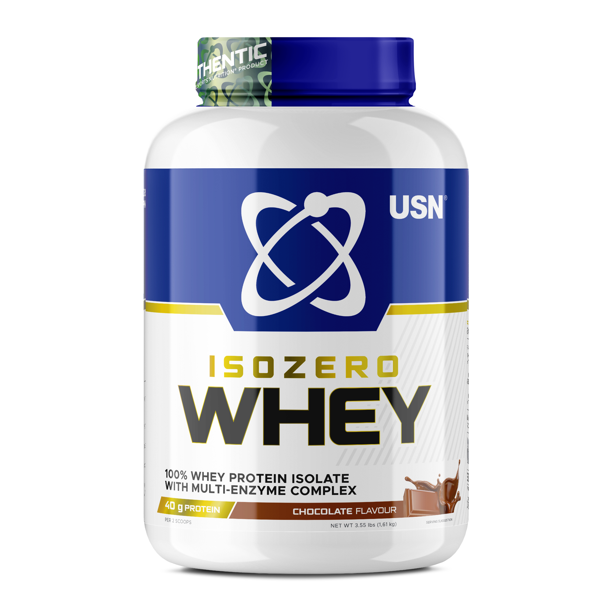 USN Zero Carb IsoPro 1.6 кг Протеин со вкусом шоколада