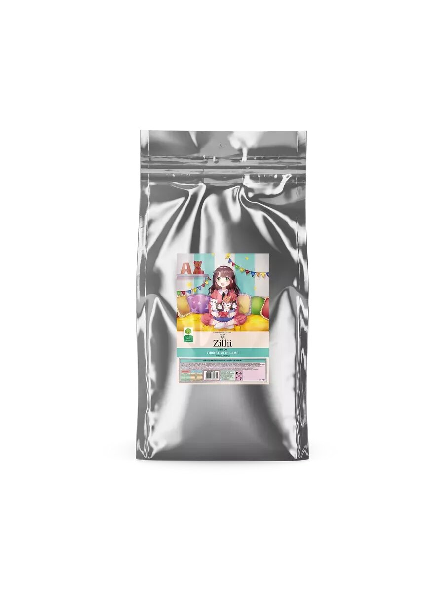 ZILLII Kitten сухой корм для котят, Индейка и Ягнёнок, 10 кг