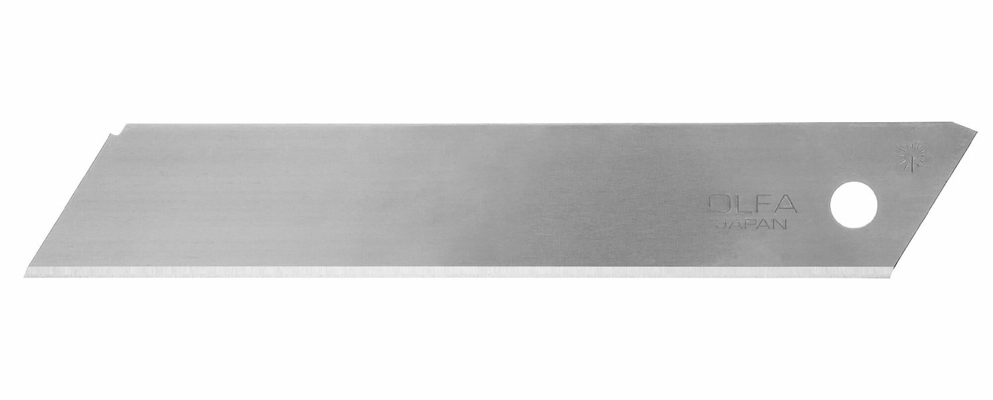 Несегментированные лезвия OLFA 18 мм цельные из инструментальной стали 10шт LB-S10