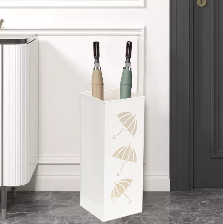 Напольный органайзер-держатель для хранения зонтов MyPads Y591280, идеально впишется в прихожей с лаконичным дизайном интерьера, выполнен из нержав.
