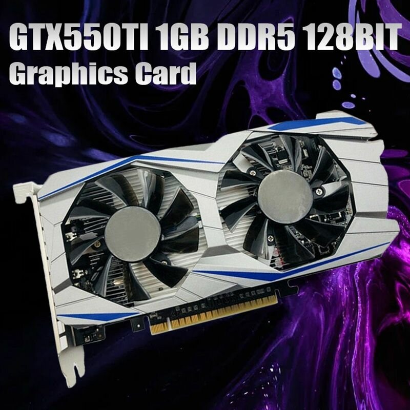 GTX550Ti 1 ГБ DDR5 128-битная Видеокарта MyPads PCIE 2.0 HDMI-совместимая/DVI/VGA настольная игровая видеокарта