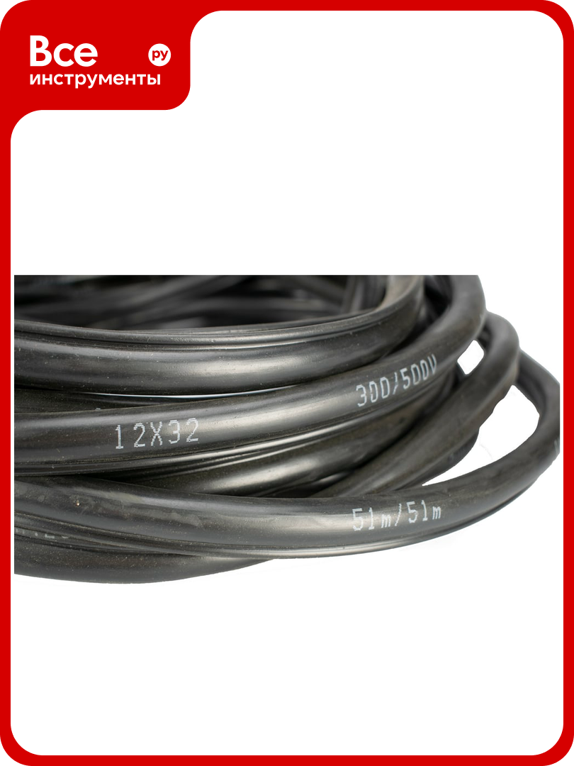 Кабель EURO-LIFT CFR 12x1,5, 10 метров, 10.5 кВт, 300/500 В, медь, изоляция из нитрил бутадиена, гибкость и надежность для электрических систем