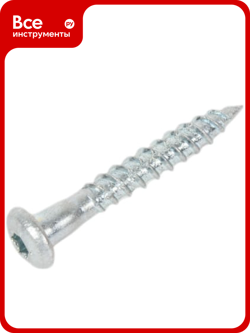 Анкерный шуруп TULSTOR для перфорации Anchor screw голубая оцинковка TX20 5,0 х35(уп. 500) 155035