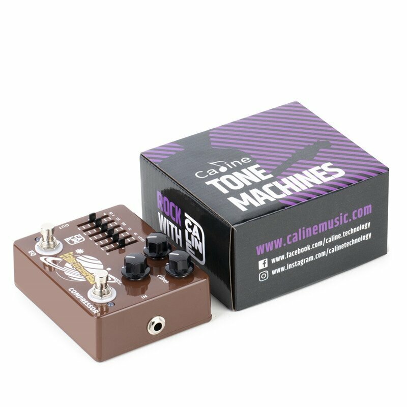 Caline DCP-10 Stella Bass Compressor EQ эффект педаль двойная педаль