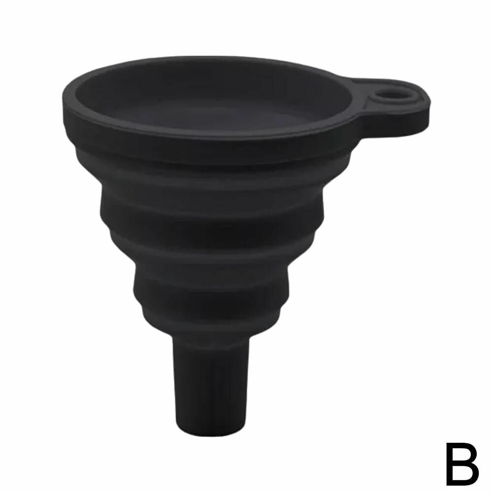 Складная автомобильная силиконовая воронка для разделения жидкостей, фильтрации