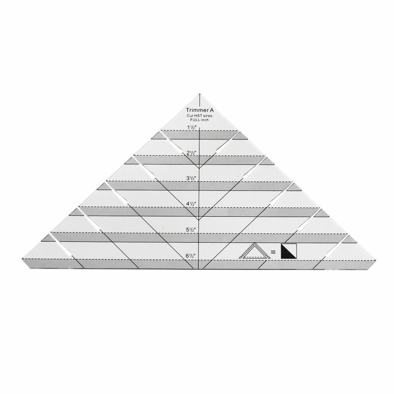 Акриловый треугольный шаблон для раскроя ткани