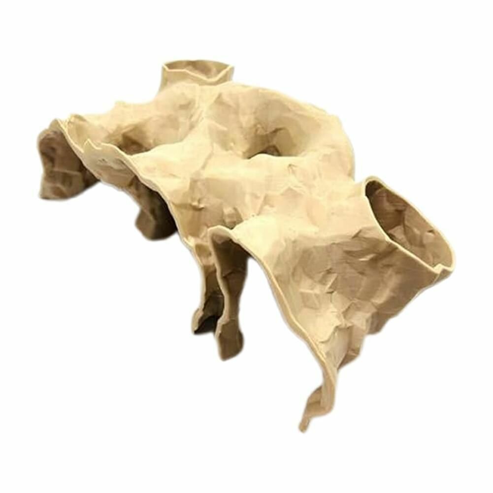 Декор для аквариума, 3D-печатная природная кривая под гравийным туннелем-пещерой