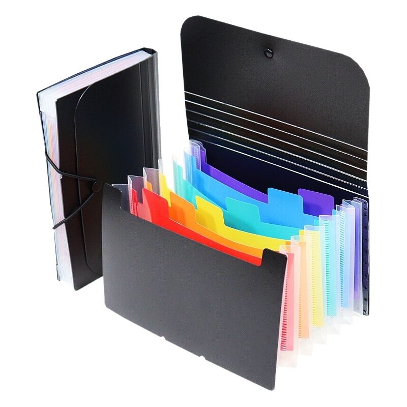 Сумка-папка Amazon Mini a6 Folder, многослойная, для документов, светло-зеленая
