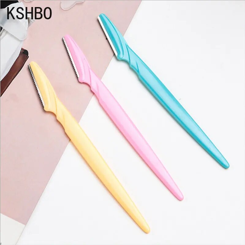 3 шт./компл, триммер для бровей, бритва для бровей, лезвие для формирования бровей, бритва для лица, средство для удаления волос на лице для женщин, инструменты для макияжа