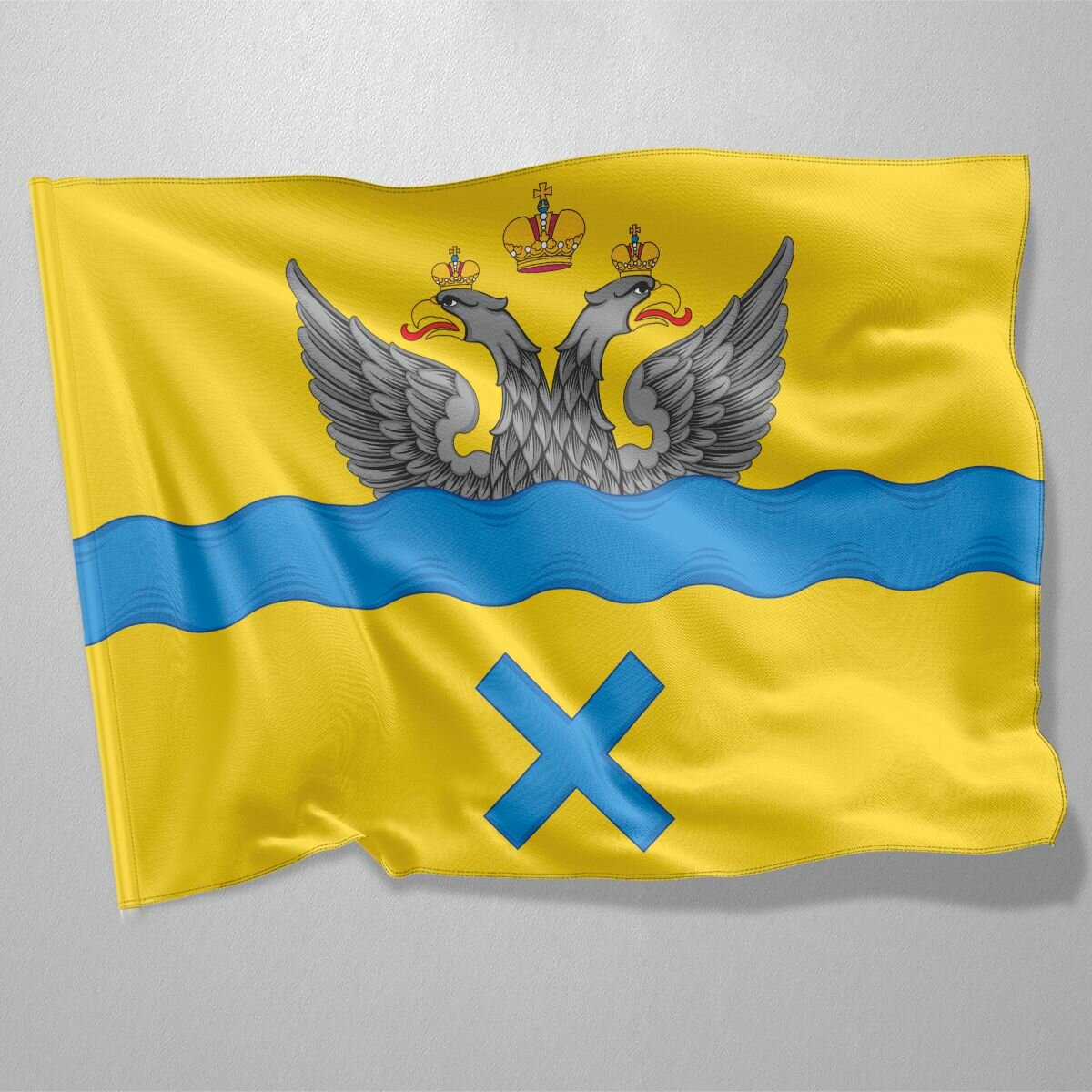 Флаг Оренбурга / Флаг города Оренбург / 90x135 см.