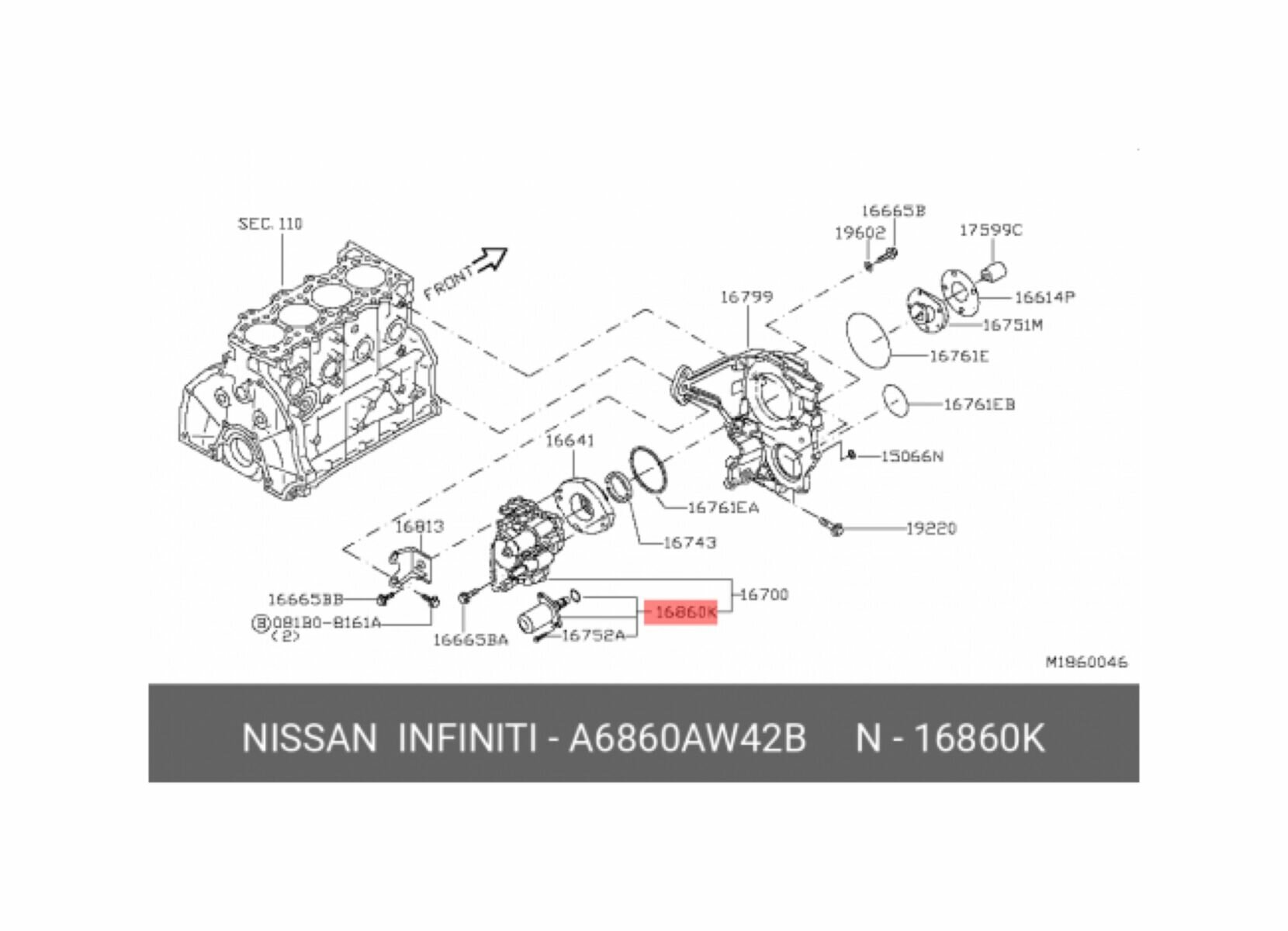 Регулятор Давл. тнвд Murano (Z51)(Nissan A6860Aw42B)