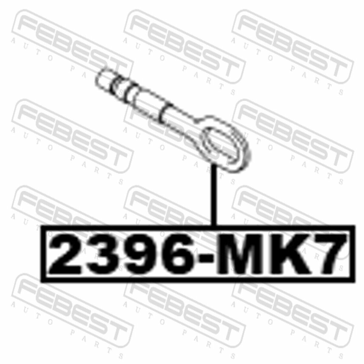 Крюк Буксирный(Febest 2396-Mk7)