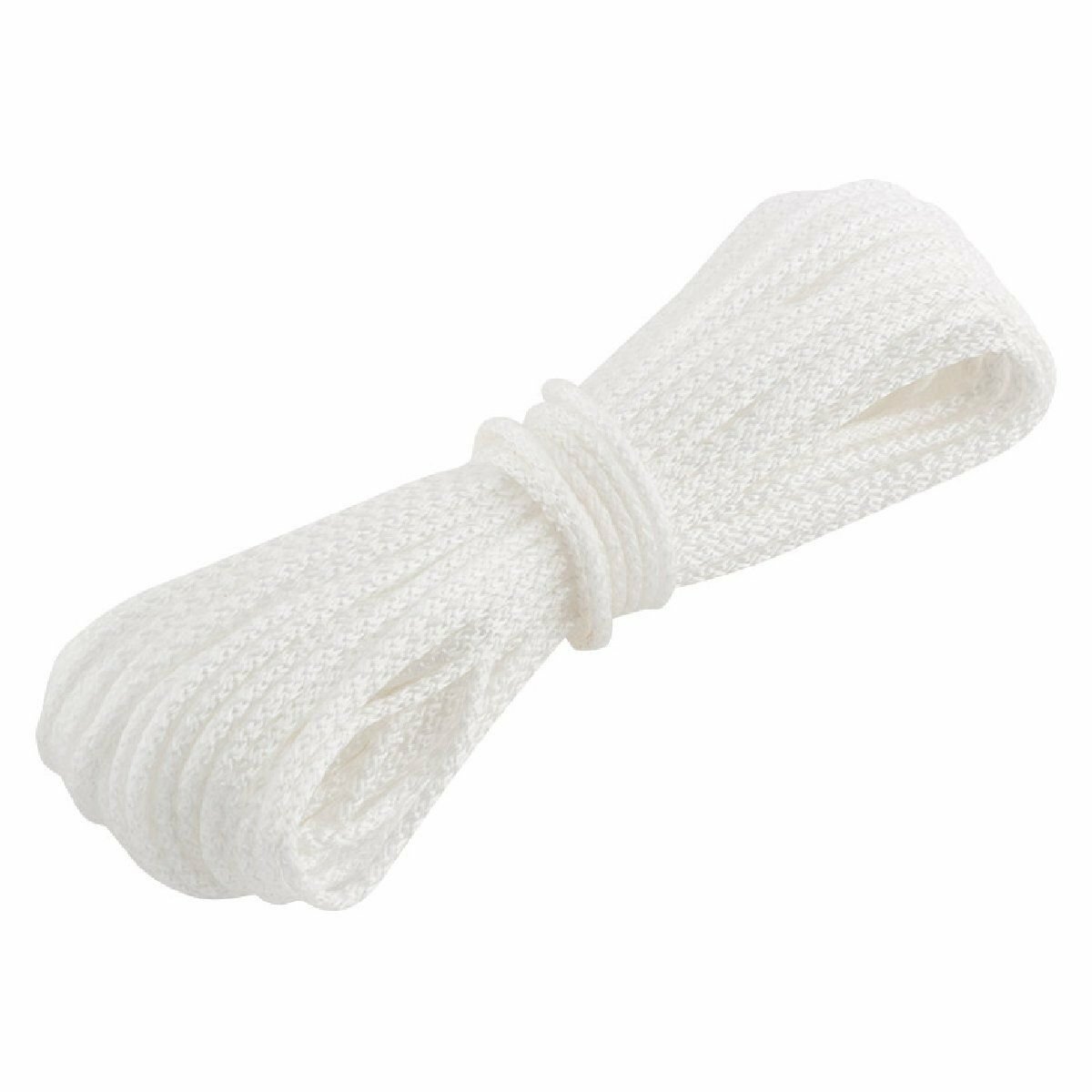 Шнур бельевой жесткий высокопрочный белый (20 метров) (082293)