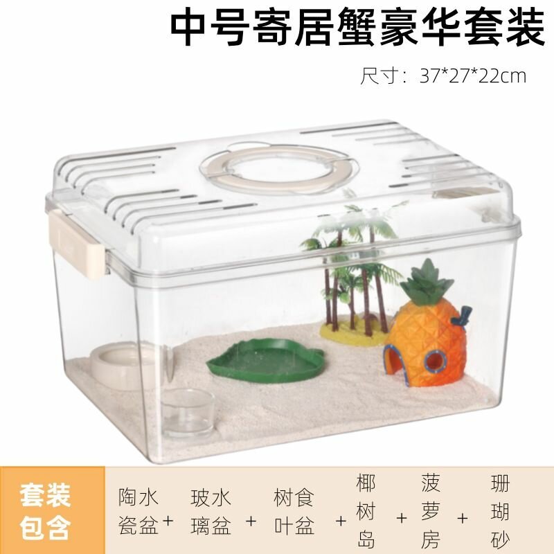 Прозрачный закрытый портативный аквариум, подходящий для гостиной